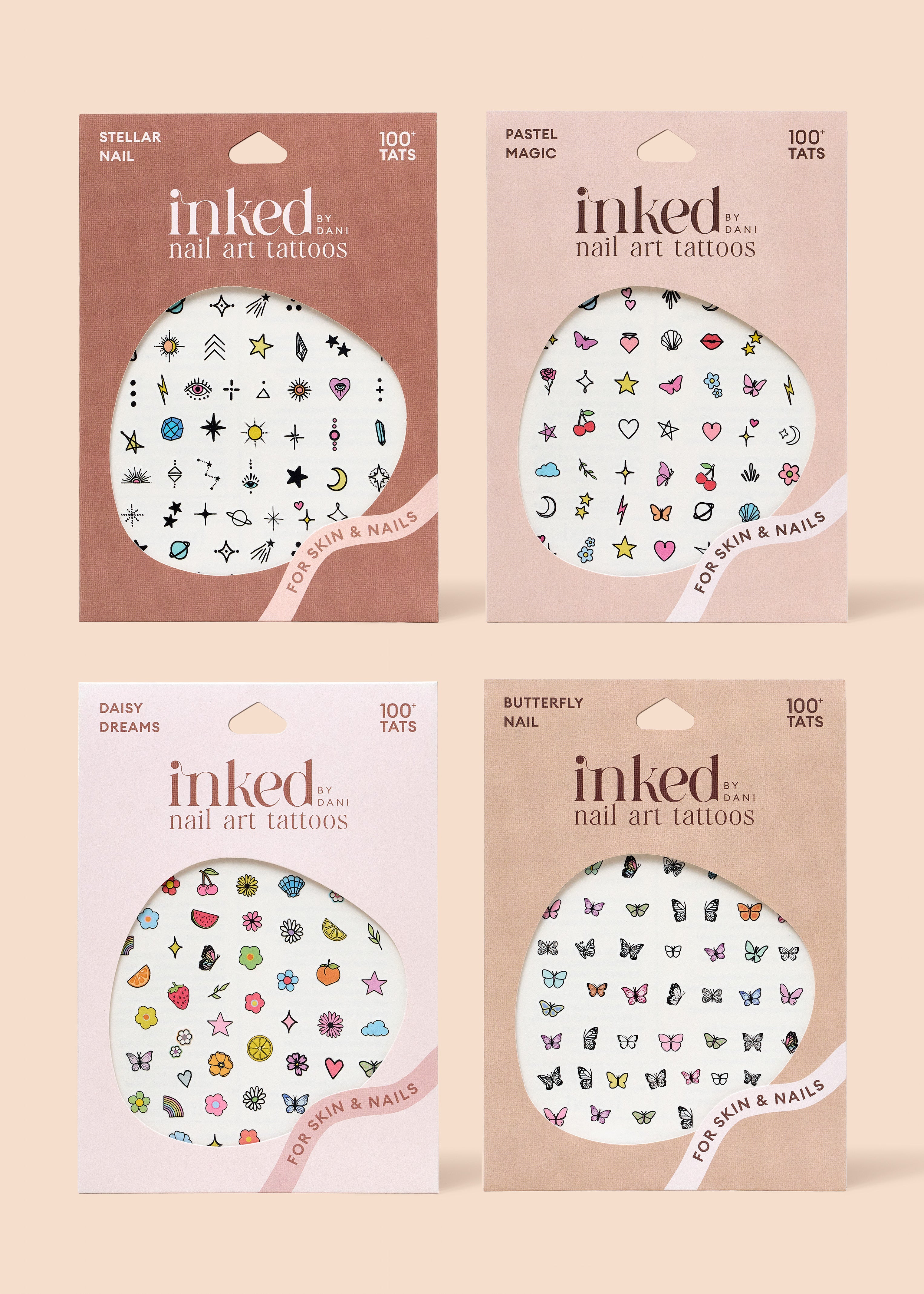 Nailed it Bundle – INKED by Dani Temporary Tattoos