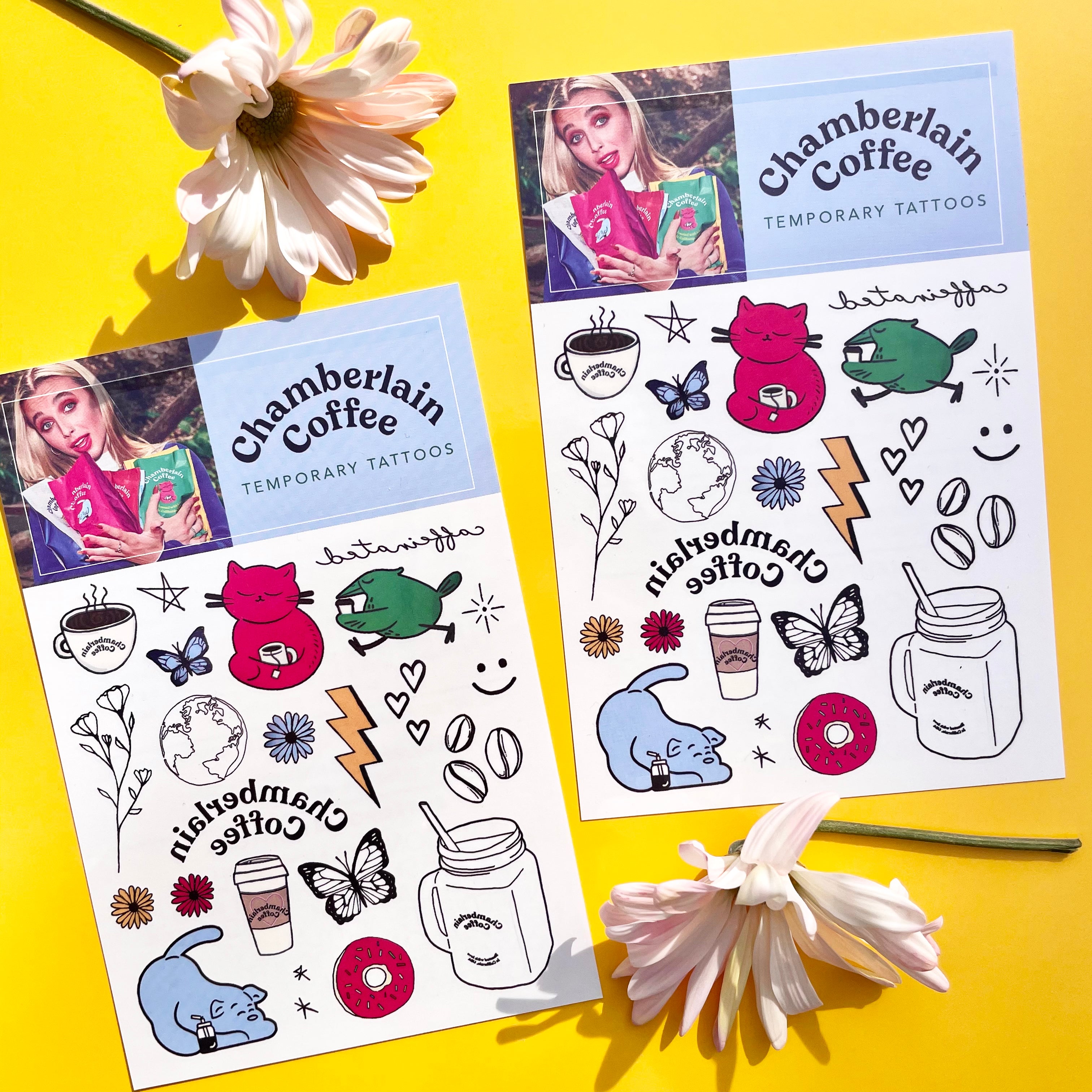 Chamberlain Coffee x Inked – INKED by Dani Temporary Tattoos