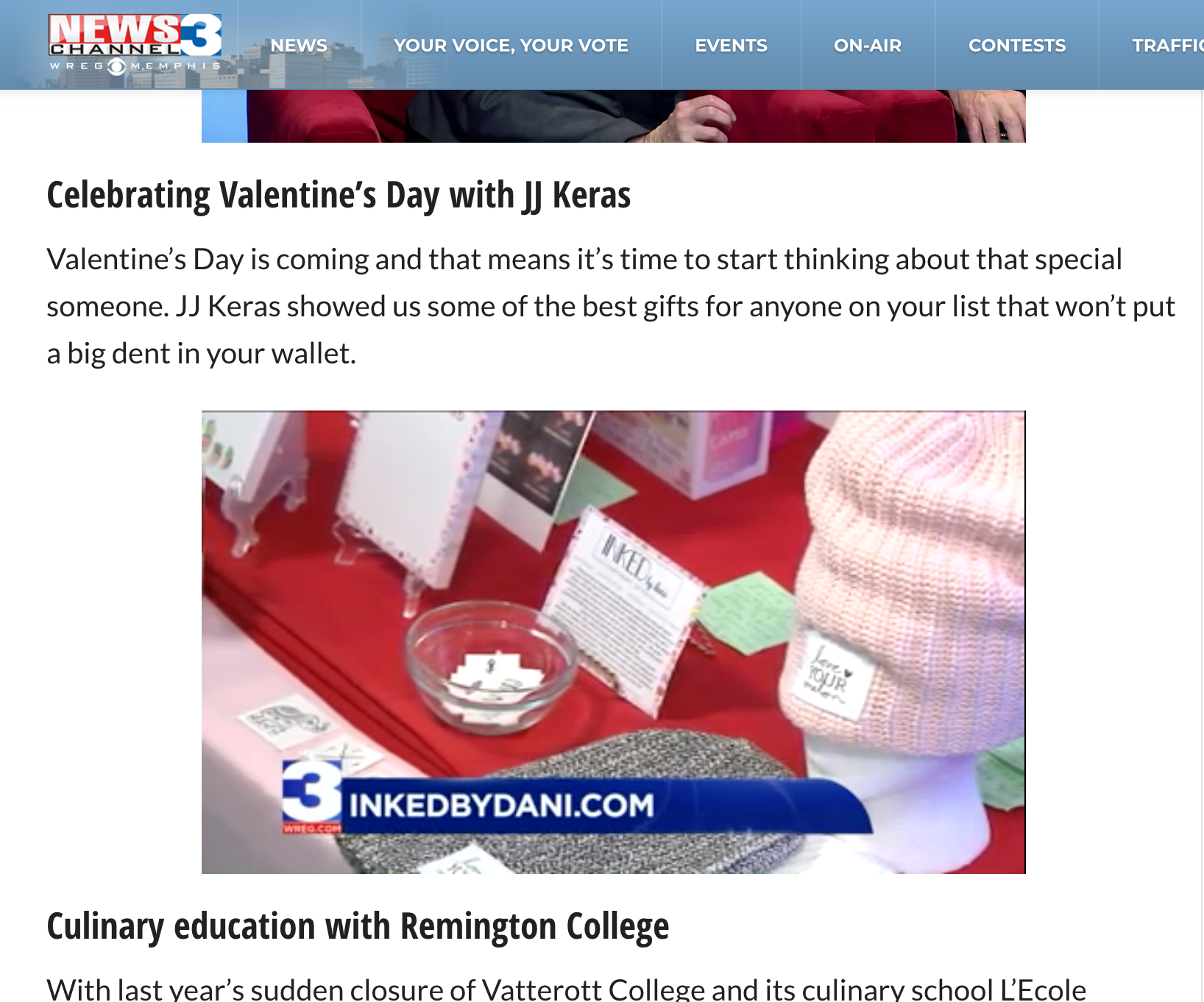 CBS News Memphis | INKED by Dani – INKED by Dani Temporary Tattoos